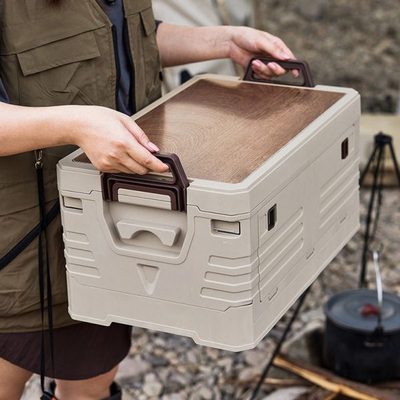 汽车后备箱储物箱户外露营车载收纳箱多功能车用折叠行李盒整理箱