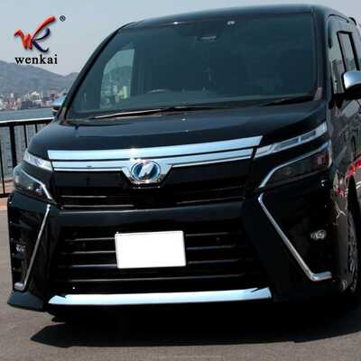 适用于丰田VOXY改装前机盖电镀装饰亮条 80系专用汽车引擎盖饰条