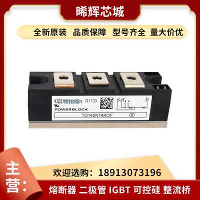 全新TD142N14KOF TD142N16KOF 可控硅 晶闸管电子元器件 库存充足