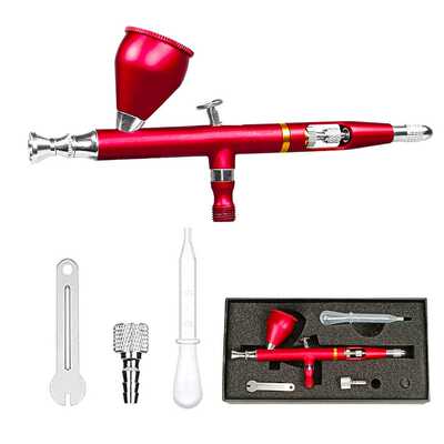 CLK-130外调式美工喷笔0.2mm胭脂喷枪喷笔套装模型喷笔0.3 0.5mm