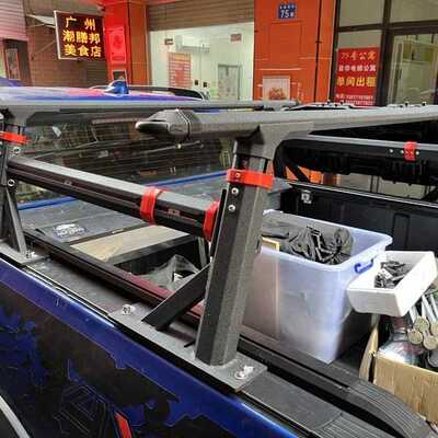 适用五十铃DMAX长城炮纳瓦拉瑞迈皮卡后斗帐篷架尾箱可调行李架