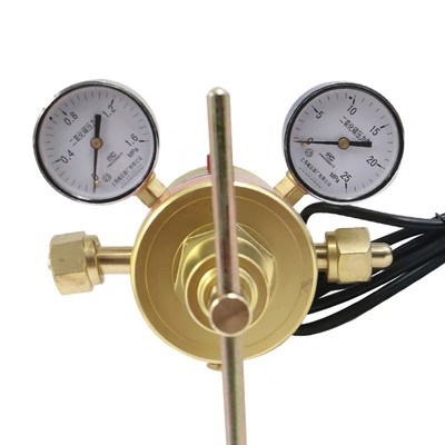 YQTG-343电加热式二氧化碳减压器大流量减压阀压力表上海减压器厂