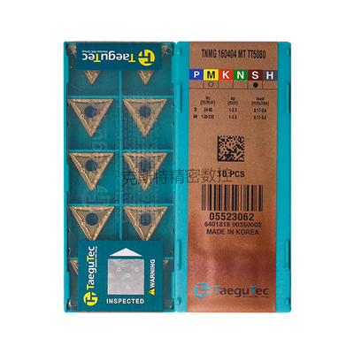 韩国特固克 Taegutec数控刀片 TNMG160404-MT TT5080 加工钛合金
