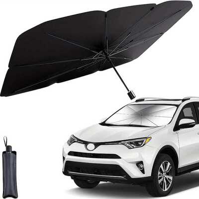 TEMU海外仓新款代发 Car Sunshades 防晒遮阳板抗紫外线汽车前挡
