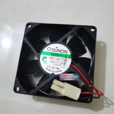 正品SUNON KDE1208PTV3/4 9V 0.80W8025 8cm 8CM 液压机箱散热风