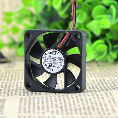 台湾 ADDA AD4512MS-G70 4510 12V 0.07A 4.5CM/厘米静音散热风扇