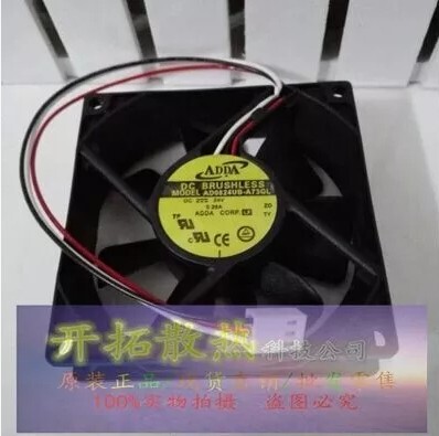 现货原装ADDA风机 AD0824UB-A73GL 8025/ 24V 0.26A 三线FG信号