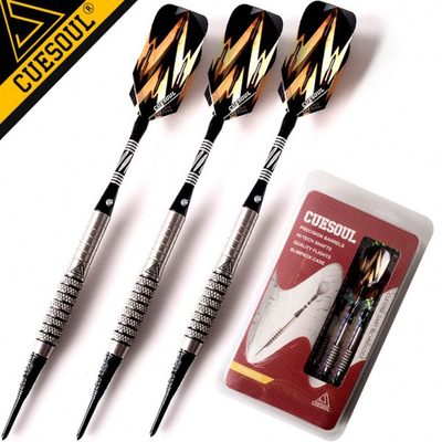 CUESOUL/Q獣 18克钨钢镖软式飞镖比赛级飞镖针软式飞镖