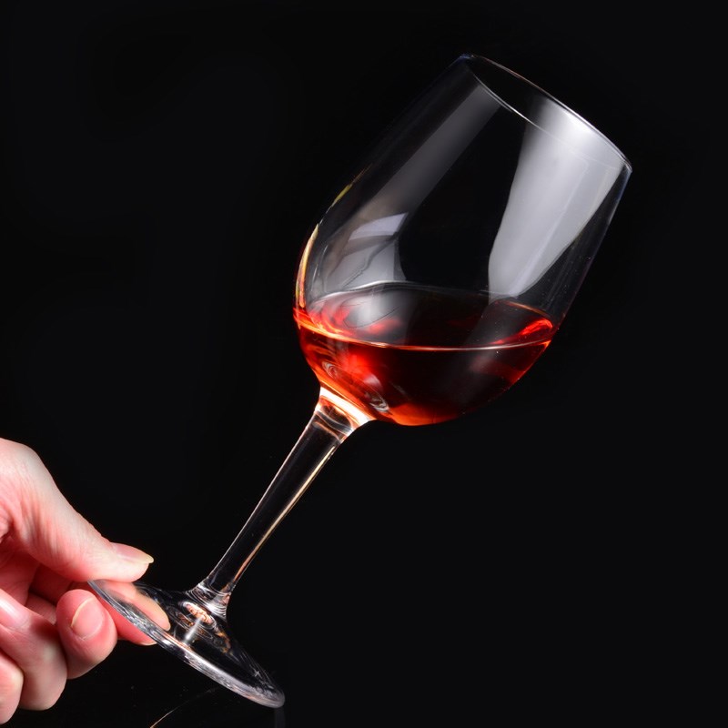 2只红酒杯套装家用钢化玻璃葡萄酒高脚杯 欧式大号加厚创意香槟杯