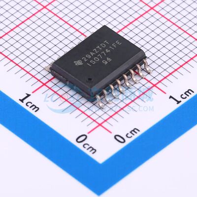 数字隔离器 ISO7741FEDWRQ1 SOIC-16-300mil 100Mbps 原装