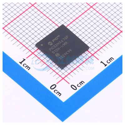 单片机芯片 PIC32MX470F512H-I/MR QFN-64(9x9) 512KB 80MHz