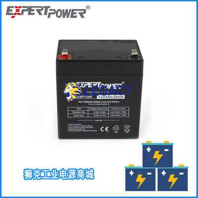 12V5AH免维护ExpertPower蓄电池EXP1250应急系统电池