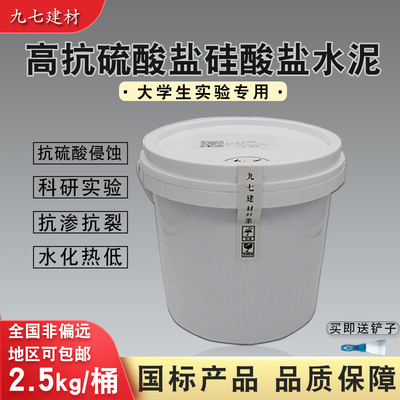 高抗硫酸盐硅酸盐HSR42.5水泥国标抗腐蚀国标桥梁大坝混凝土砂浆