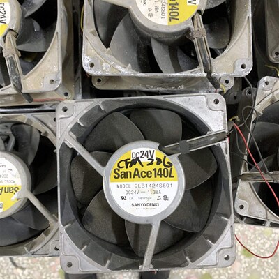 9LB1424S501 原装SANACE140L 24V 1.38A 14050 3线铝框大风量风扇