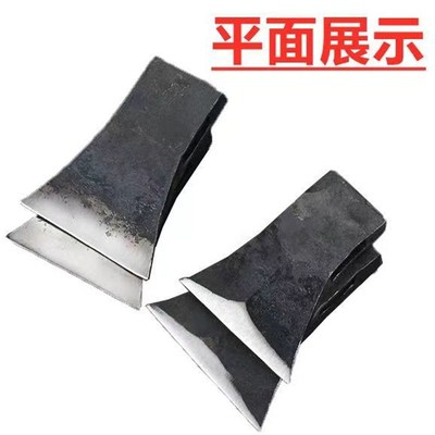 木工专用边刃斧手工锻打木匠偏钢斧劈柴砍树单边斧子单面斧头老式