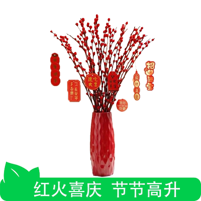 银柳真花鲜枝干花摆件室内客厅鲜花绿植新年年宵花卉植物过年干枝