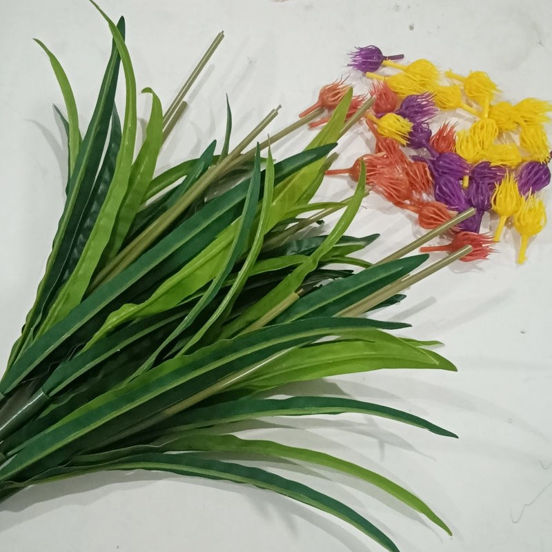 假花水晶珠郁金香串珠diy菱形珠手工制作仿真花配件花杆花芯材料