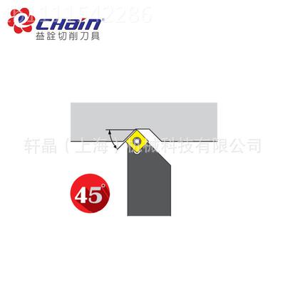 台湾益诠R 数控外圆/径SSSCR-12外车刀杆 SSSC-122K09 1主偏角45