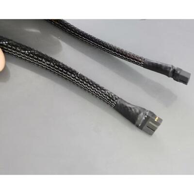 XT30PB(2+2)母连接器航模动力BMS插头伺服电机连接线带编织网管