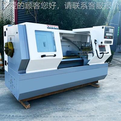 数控管螺纹车床QK1315数5车床主轴控通孔1卡QK13150双盘电动刀架