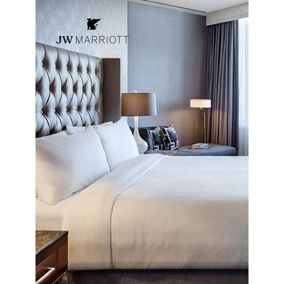 JW万豪酒店四件套PISCES系列贡缎家纺套件白