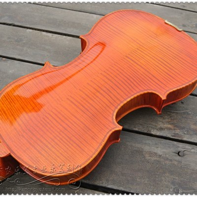 全手工欧料天然虎纹中提琴纯手工中提琴演奏级中提琴