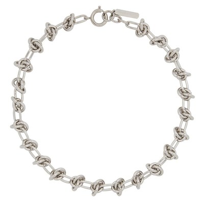 法式小众justine秋冬款个性绳索金属链条简约短项链女百搭锁骨链