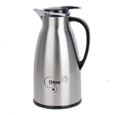 新家园不锈钢真空保温壶 家用玻璃内胆热水瓶 咖啡壶 JLS-3472A