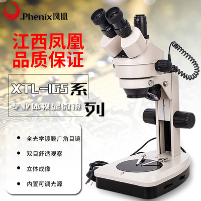 江西凤凰XTL-165VT三目工业显微镜手机维修电子机械珠宝鉴定