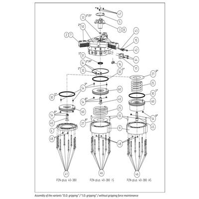 SCHUNK桁架机械手三爪气缸PZN-plus-100-1-IS/PZN+100-IS 303542