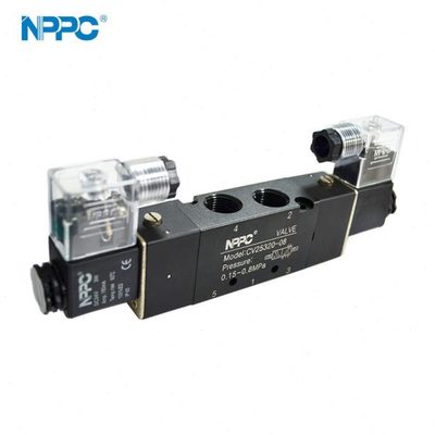 NPPC二位五通双电控管式电磁换向阀CV系列气动阀CV25320/CV25420