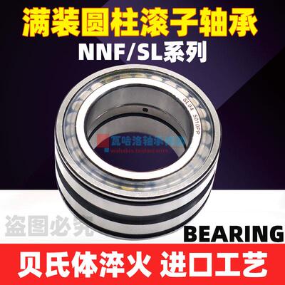 带双密封双列满装滚子轴承SL045016PP NNF5016