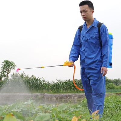 背负式电动手动喷雾器蓄电锂电池打药机农用消毒防疫消杀16升20L