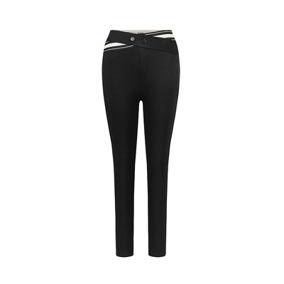 【时菲菲】商场同款冬季新品交叉高腰休闲裤N1311B44633