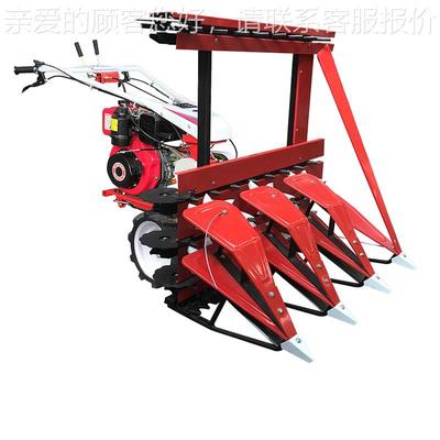 Scmall house orn, wheat,and froag e sun cutting machiLOJne