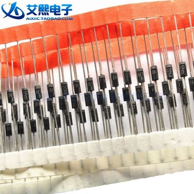 1N4001/4002/4004/4007 DO-41直插 MIC编带 1A电流开关二极管