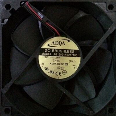 ADDA协禧 AG12024XB257100 12025 12CM 24V 0.46A 电焊机散热风扇
