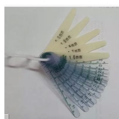 汽车工业塑料塞尺 塑料塞尺0.1-2.0 内含1.6 1.7 1.8 1.9 2.0mm