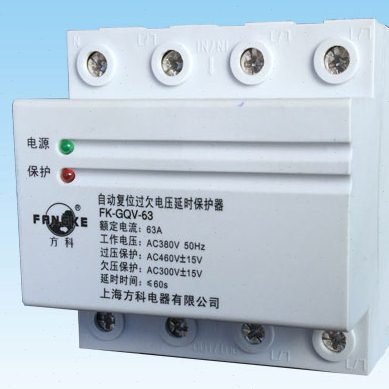 上海方科FK-GQV2光伏发电三相四线自复式过欠压保护器380V4P63A