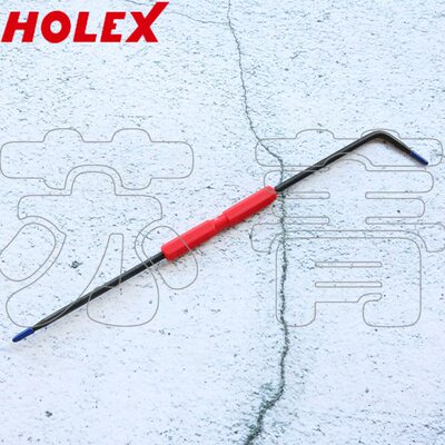 德国霍夫曼HOLEX 弯型划线器  1边直刃  1边弯刃 230mm  法国产