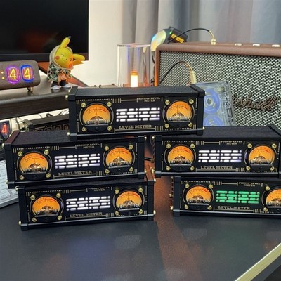 电平拾音表拾音灯RGB灯电平声控器胆机音频电平表赛博朋克工业风