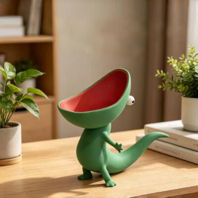 跨境新品Lizard Soap Holder3D打印绿色创新蜥蜴香皂盒收纳盒摆件
