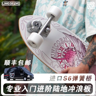 陆地制燥Land Drying陆地冲浪板YOW同款弹簧桥浅脚窝专业路冲滑板