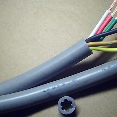 VCT日本KAWAI进口6芯1.25平方电缆线机床电机电源线控制线铜芯柔