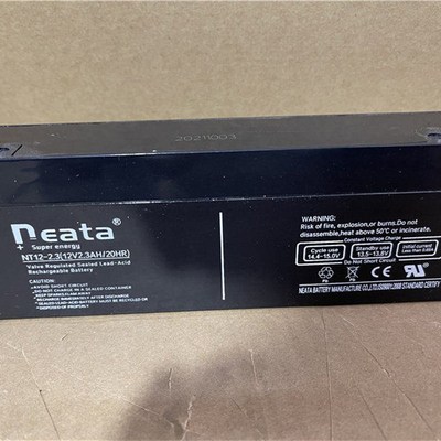 Neata 能特蓄电池NT12-2.3 精密仪器 门禁12V2.3AH不间断主机电源