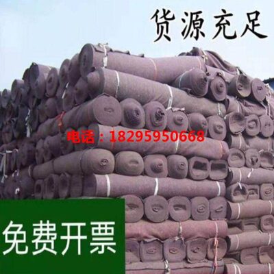 加厚土工棉被建筑工地布颜色棉毡定制腐蚀大棚保温毛毡树木