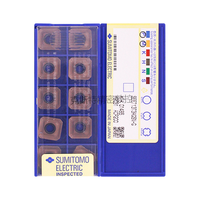 日本住友数控铣刀片 SEET13T3AGSN-G ACP200 不锈钢件