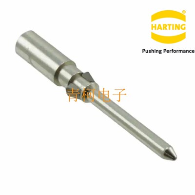 09150006106 HARTING重载连接器 2.5mm2镀银公针哈丁头 10A冷压针