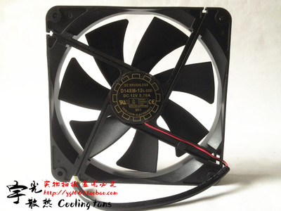 台湾悦伦 14CM超静音风扇 2线 D14SM-12 0.7A 14025 机箱电源风扇