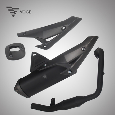 隆鑫VOGE无极LX3006L 6P 300DS原装排气管消音器护罩装饰罩尾盖